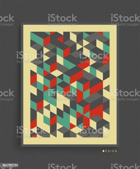 디자인 서식 파일을 커버 3d 블록 구조 배경입니다 벡터 일러스트입니다 0명에 대한 스톡 벡터 아트 및 기타 이미지 0명 3차원 형태 가리기 Istock