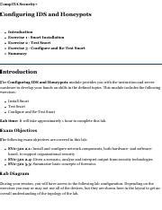 Hands On Guide Configuring IDS And Honeypots For Security Exam
