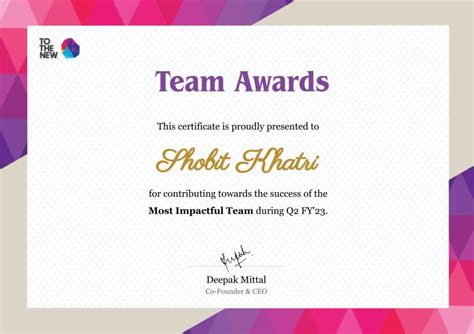 Shobit Khatri On Linkedin Teamawards Teamrecognition Ttn