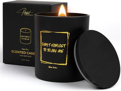 Noxtul Funny Candles For Women Wooden Wick Scented