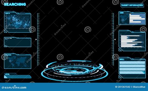 Futuristic User Interface Dashboard For Big Data Analytic In