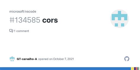 Cors Issue Microsoft Vscode GitHub