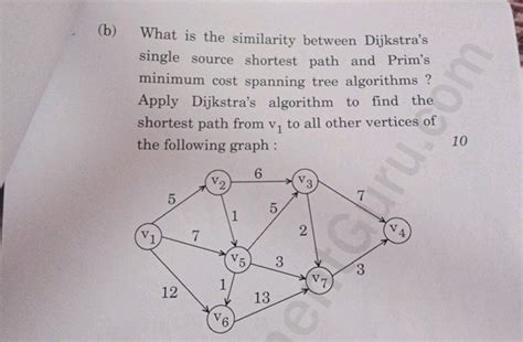 B What Is The Similarity Between Dijkstras StudyX