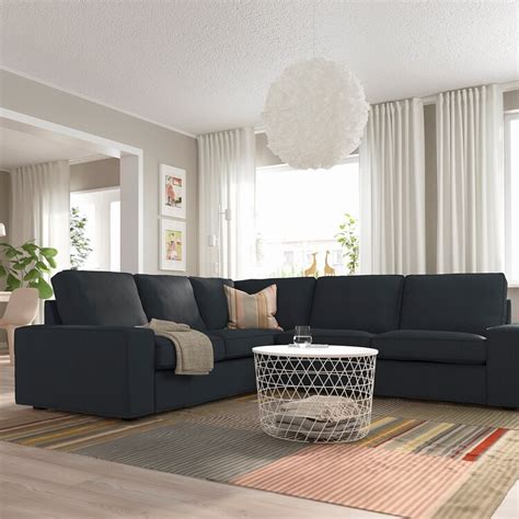 Kivik Corner Sofa 4 Seat Tresund Anthracite Ikea