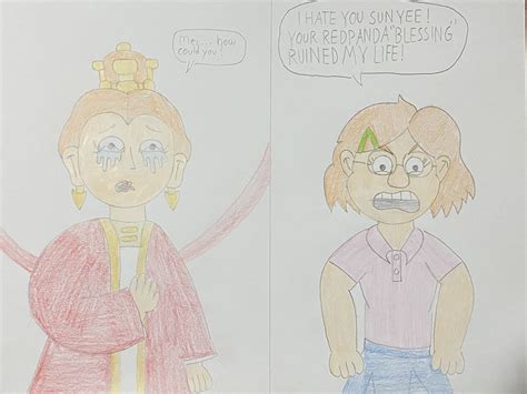 Turning Red Au Mei Hates Sun Yee By Protoman17 On Deviantart