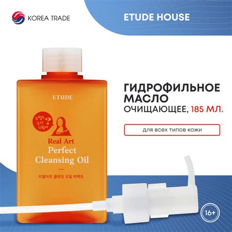 Etude House Real Art Perfect Cleansing Oil / Гидрофильное масло для ...