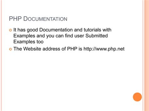 Intoduction To Php PPT