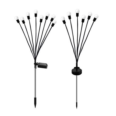 Outdoor Stainless Steel Solar Powered LED Firefly Garden Lights