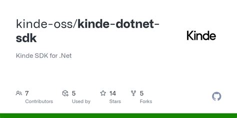 github kinde oss kinde dotnet sdk kinde sdk for