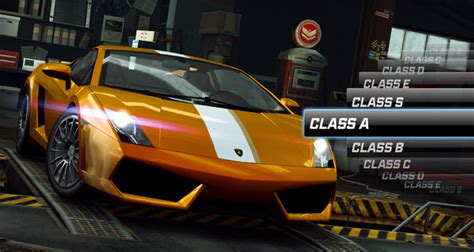 Car Classes Handling Acceleration And Top Speed