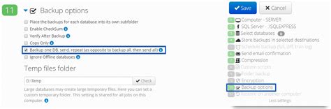 Sqlbak Backup Options Sqlbak Blog