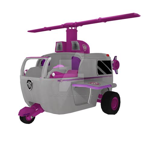 Paw Patrolblender Renderskye S Helicopter By Unknowndata Br On Deviantart