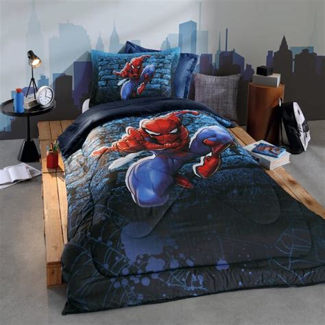 Edredom Cama Solteiro Homem Aranha 1 60m X 2 40m Leroy Merlin