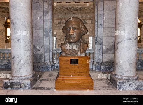Bronze Bust Of George Washington In Washington State Capitol Building