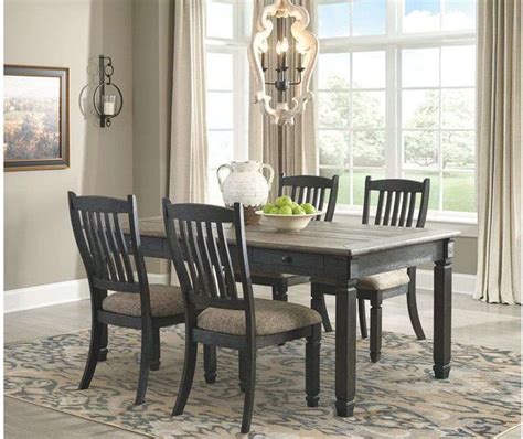 Signature Design By Ashley® Tyler Creek 5 Piece Blackgray Dining Table