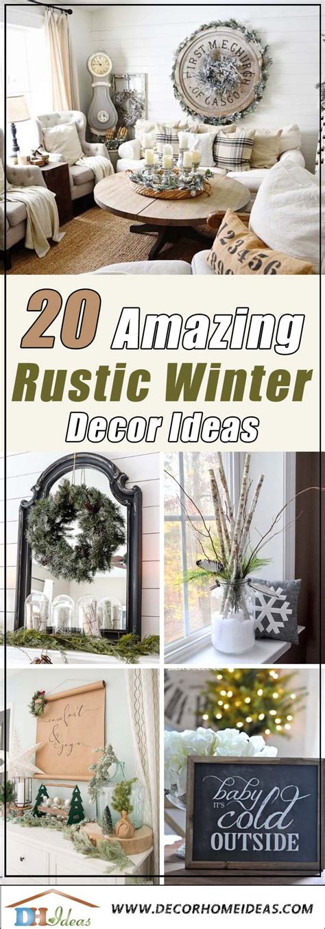 20 Amazing Rustic Winter Decor Ideas