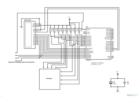 4x4 Keypad Interfacing With Avr Microcontroller Atmega32