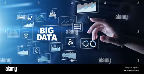 Big Data Analysis Business Intelligence Technology Solutions Concept