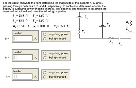 Solved For The Circuit Shown To The Right Determine The