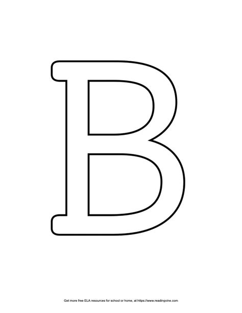Bubble Letter B 19 Free Printable Styles