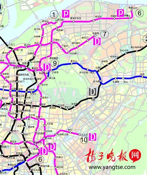 南京地鐵6號線「縱貫」主城 連接南京南站和棲霞山，預計2020年建成 每日頭條