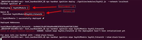 Blockchain Solidity Ignition Deploy 部署 Eth Contract地址的产生 申思维的技术
