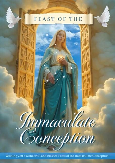 Immaculate Conception Template Postermywall