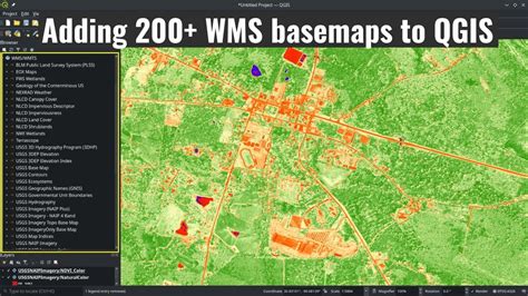 Adding 200 Wms Basemaps To Qgis With A Few Clicks Youtube
