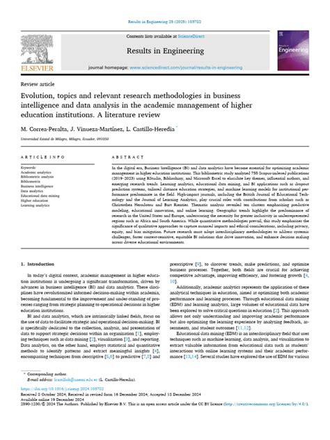 Evaluation Topics And Relevant Research Methodologies In Business Intelligence And Data Analysis