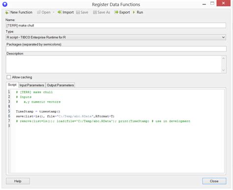 A Convenient Way To Develop An R Data Function For Spotfire® From