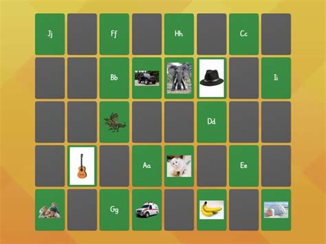 Abc Memory Game Matching Pairs