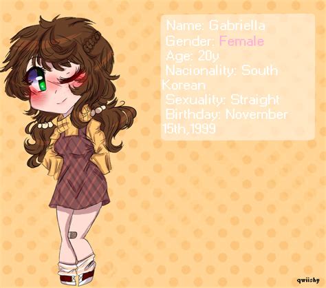 Gabi Reference Sheet By Qwiishy On Deviantart