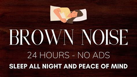 Sleep All Night And Peace Of Mind With Brown Noise Black Screen Relax