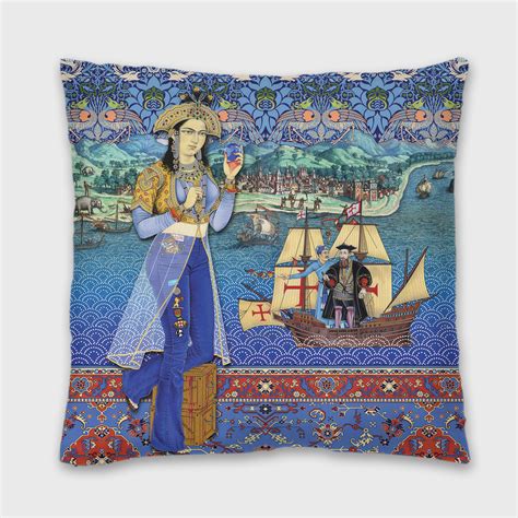 Indigo Singh Twins Cushion Cover Paul Bristow Collections
