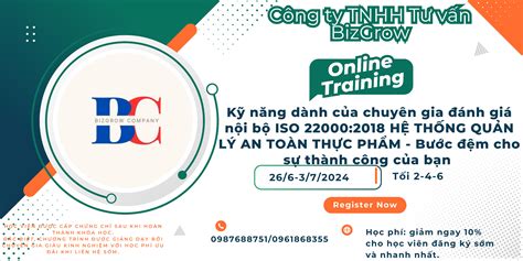 Khóa Học Kỹ Năng Dành Cho Chuyên Gia Đánh Giá Nội Bộ ISO 22000 2018