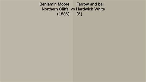 Benjamin Moore Northern Cliffs 1536 Vs Farrow And Ball Hardwick White