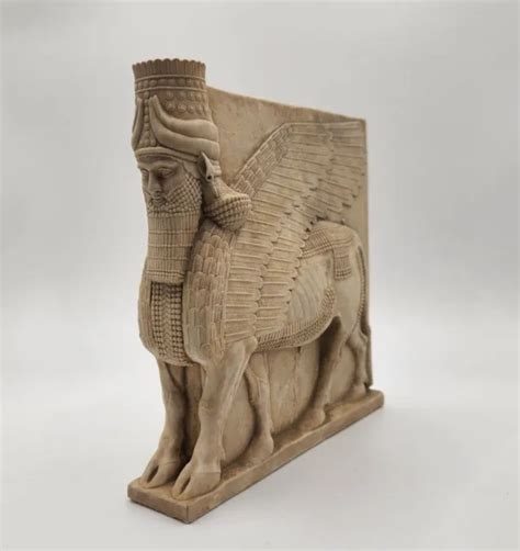 Assyrian Lamassu Statue Museum Replica 15cm Eur 9101 Picclick Fr