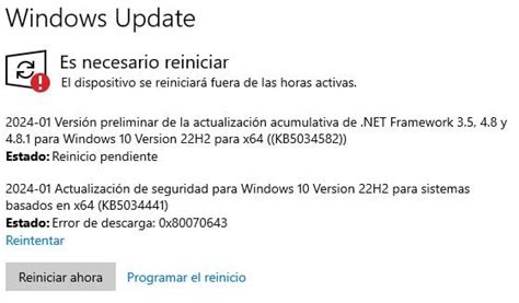 Cannot Install January Patches In A Healthy W10 22h2 Solved Windows