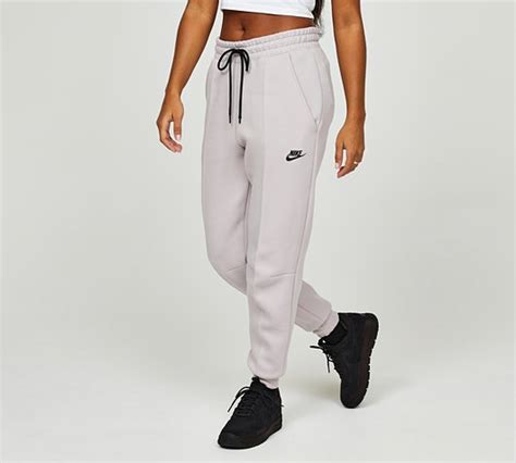 Nike Womens Tech Fleece Mid Rise Pant Platinum Violet Footasylum