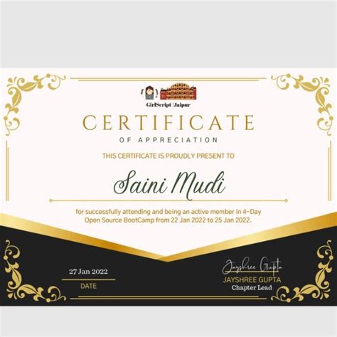 Saini Mudi On Linkedin Experience Opensource Girlscriptjaipur