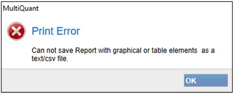 Error In Multiquant™ Software When Generating A Csv Report