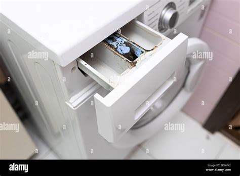 Laundry Machine Dispenser Compartment For Soap And Powder Detergent And