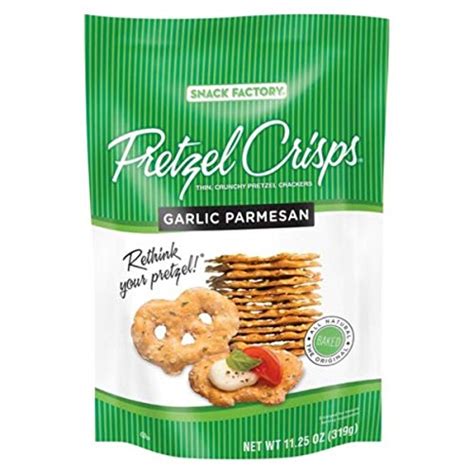 Snack Factory Pretzel Crisps Sea Salt And Cracked Pepper 72 Ounce Pack