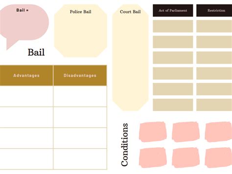 A Level Law Bail Crib Sheet Teaching Resources