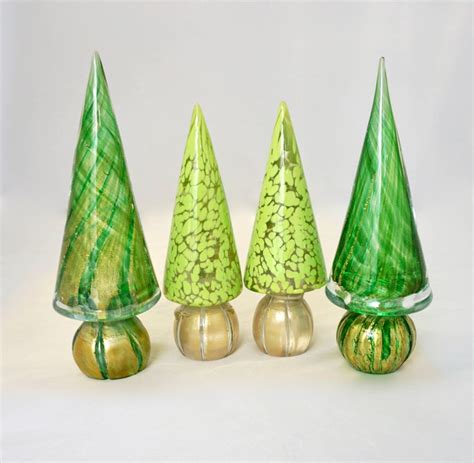 Formia 1980s Italian Vintage Colorful Murano Glass Christmas Tree