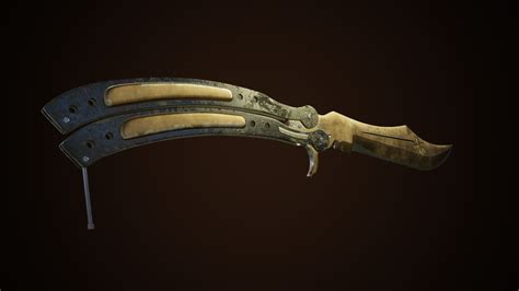 Butterfly Knife Csgo CGTrader