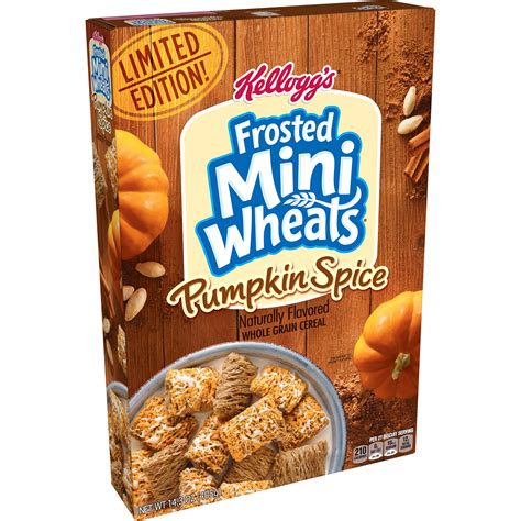 Kellogg S Frosted Mini Wheats Breakfast Cereal Pumpkin Spice 14 3oz