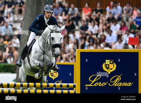 Robin Muhr Isr During Premio 9 Six Bars Loro Piana Of The 89th Csio Rome 2022 At Piazza Di