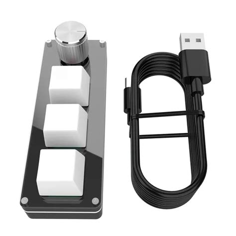 Programmable Keyboard Macro Mechanical DIY Mini RGB Gaming Custom Keys Keypad Knob Keypads For