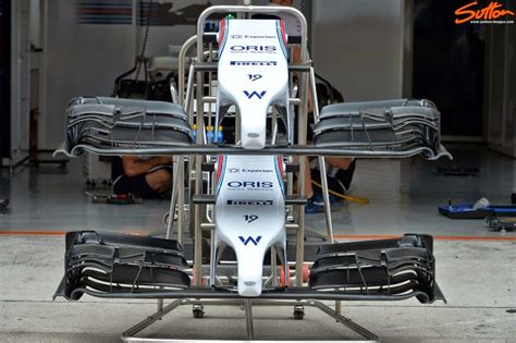 Bite Size Tech Williams Fw36 Front And Rear Wing Evaluation China